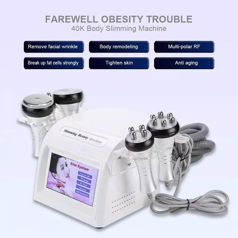 Mesin Ultrasonic 5 in 1 polar radio frekuensi RF body slim Pelangsing ...