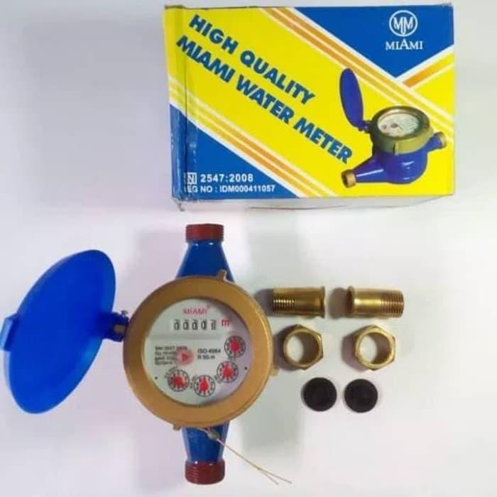 Water Flow Meter Alat Ukur Debit Air Miami 1/2 Inch DN 15 mm - Shop ...