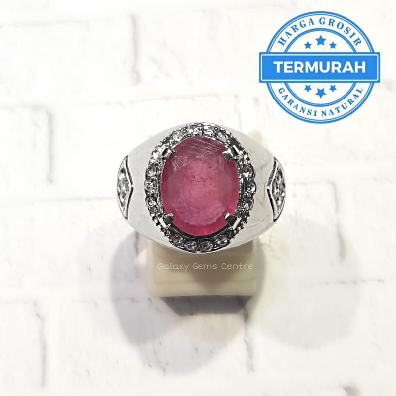 Cincin Batu Permata Ruby Cutting - Shop | Tokopedia