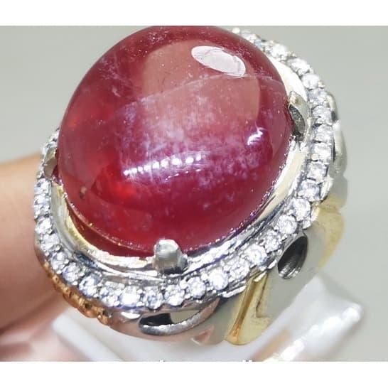 bahan batu ruby asli