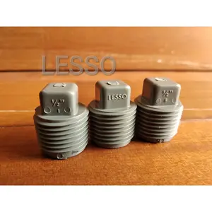 Tee Drat Dalam PVC 1 x 1/2" Lesso AW Female Thread Tee DD Fitting Pipa ...