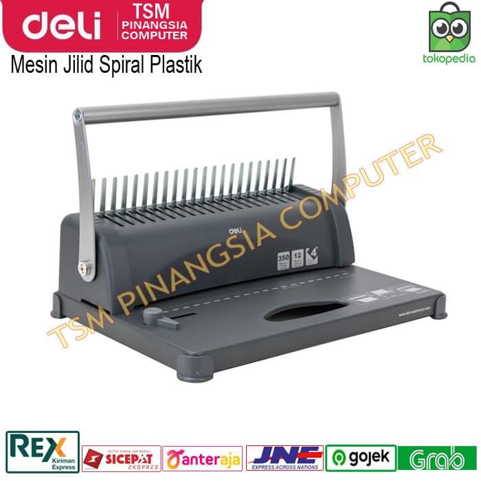 Promo Deli E3871 / E 3871 Mesin binding - Mesin Jilid Spiral plastik ...