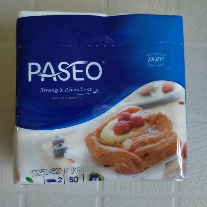 Tissue Paseo Napkin Cocktail Strong & Absorbent 2Ply 50 Sheet - Shop ...