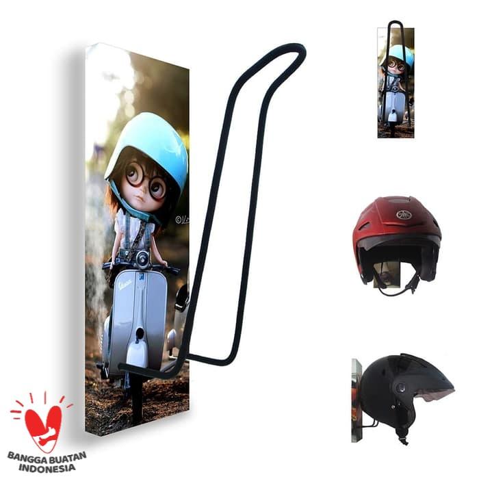 Rak Helm - Tempat Helm - Gantungan Helm Motor Vespa 112 - Shop | Tokopedia