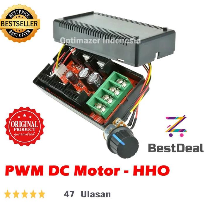 Jual PWM 40A 2000W Dimmer DC 10 48V Speed Motor Controller Dimer LED ...
