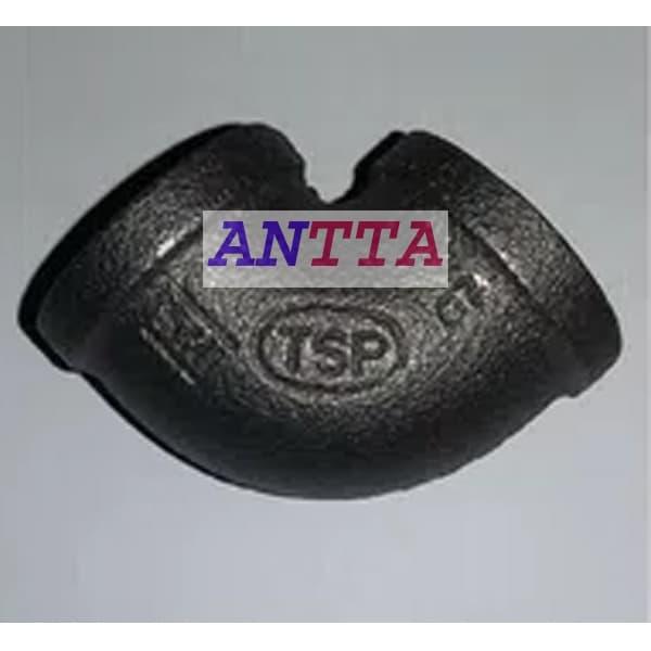 TSP Black Steel Elbow Screw 90 Banded size 1" inch - Shop | Tokopedia