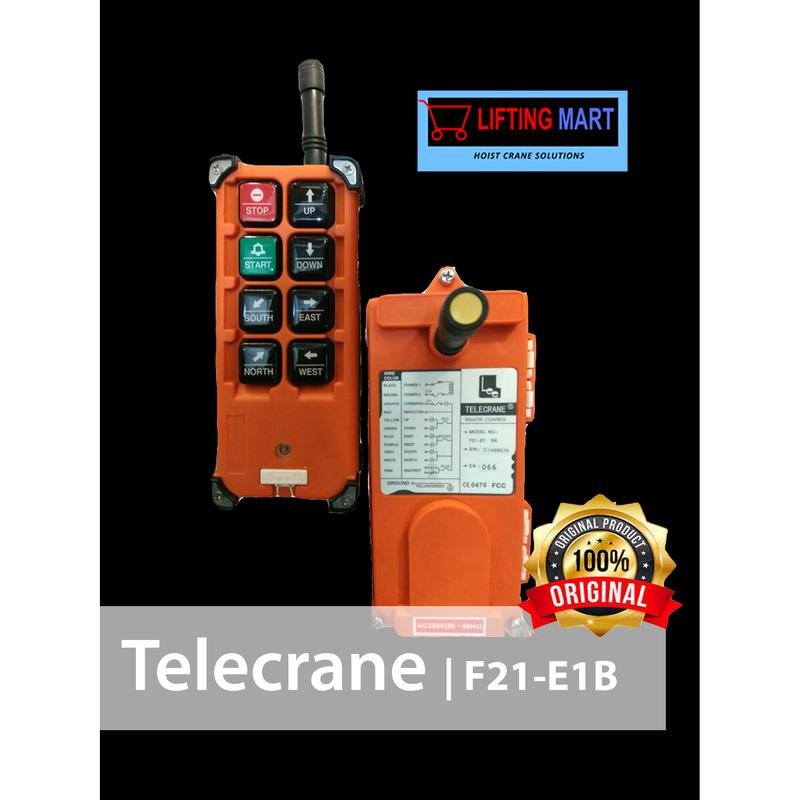 F21-E1B Telecrane Remote Wireless 6 Point Single Speed For Hoist - Shop ...