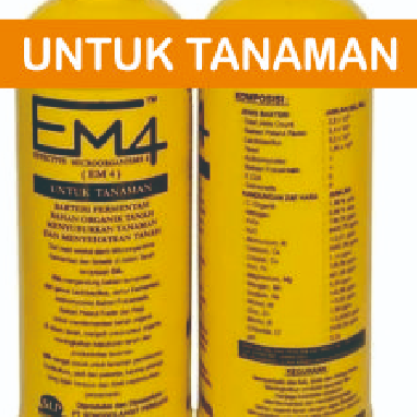Jual EM4 100 ml repack UNTUK TANAMAN PERTANIAN bakteri u produksi ...