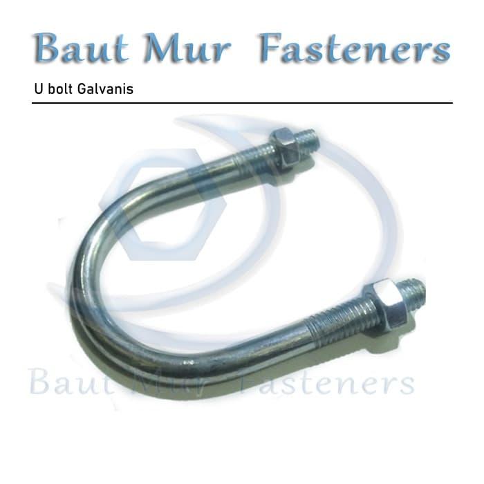 Jual U Bolt Galvanis 1/2 x 3 inchi" - Jakarta Pusat - baut mur ...