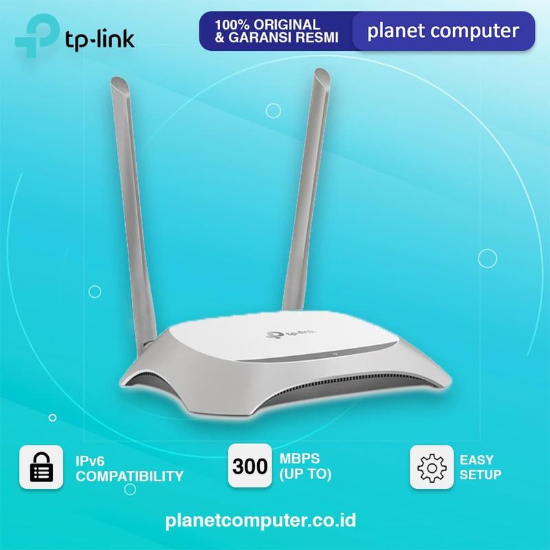 TP-LINK TL-WR840N 300MBPS ROUTER - Shop | Tokopedia
