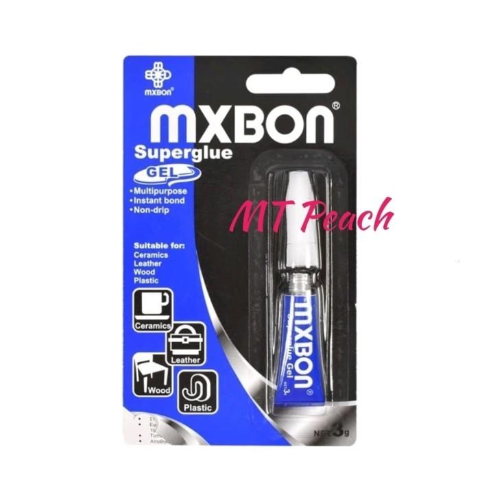 MXBON LEM SUPER GLUE 3ML TRANSPARANT SUPER GLUE REPOSITION MXBON - Shop ...