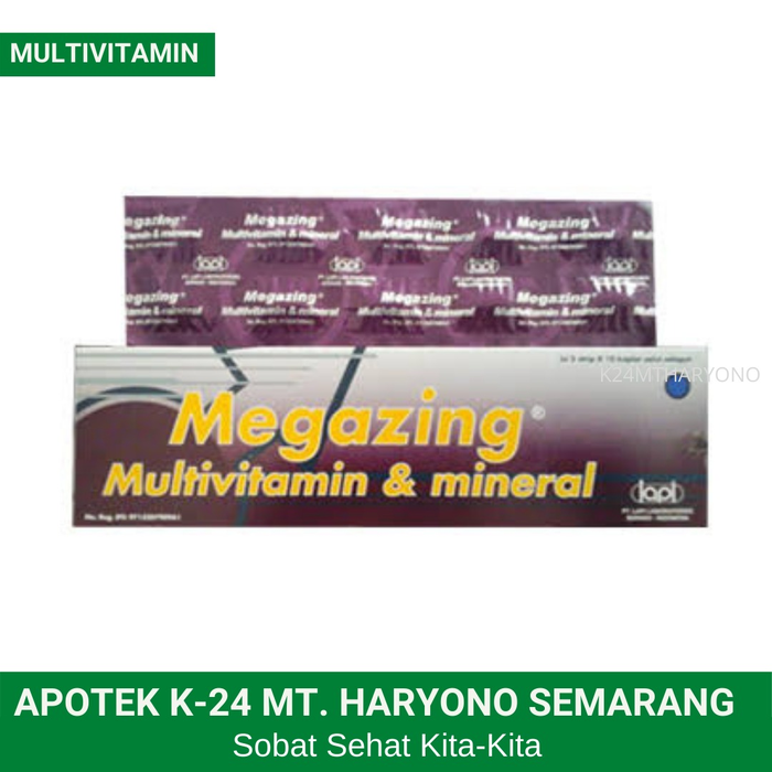Jual Megazing Strip Isi 10 Tablet - Multivitamin dan Mineral - Kota ...