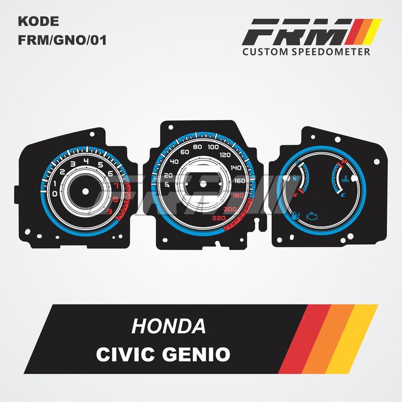 Bisa COD Custom Panel Speedometer Honda Civic Genio - Shop | Tokopedia